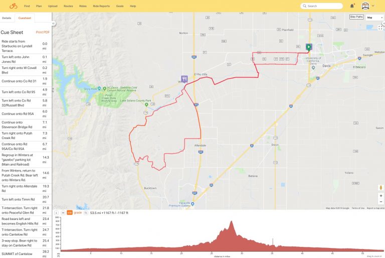 Ride with GPS - A DBC Member Benefit - Davis Bike Club